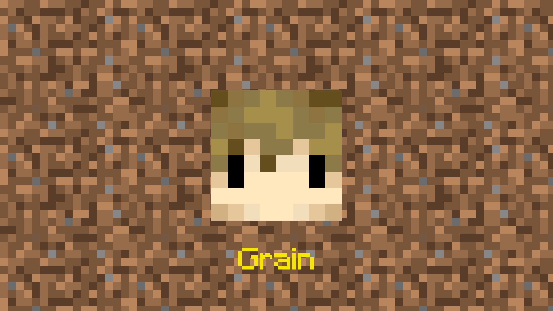 Minecraft head project Grain by h3video1RavenShadow