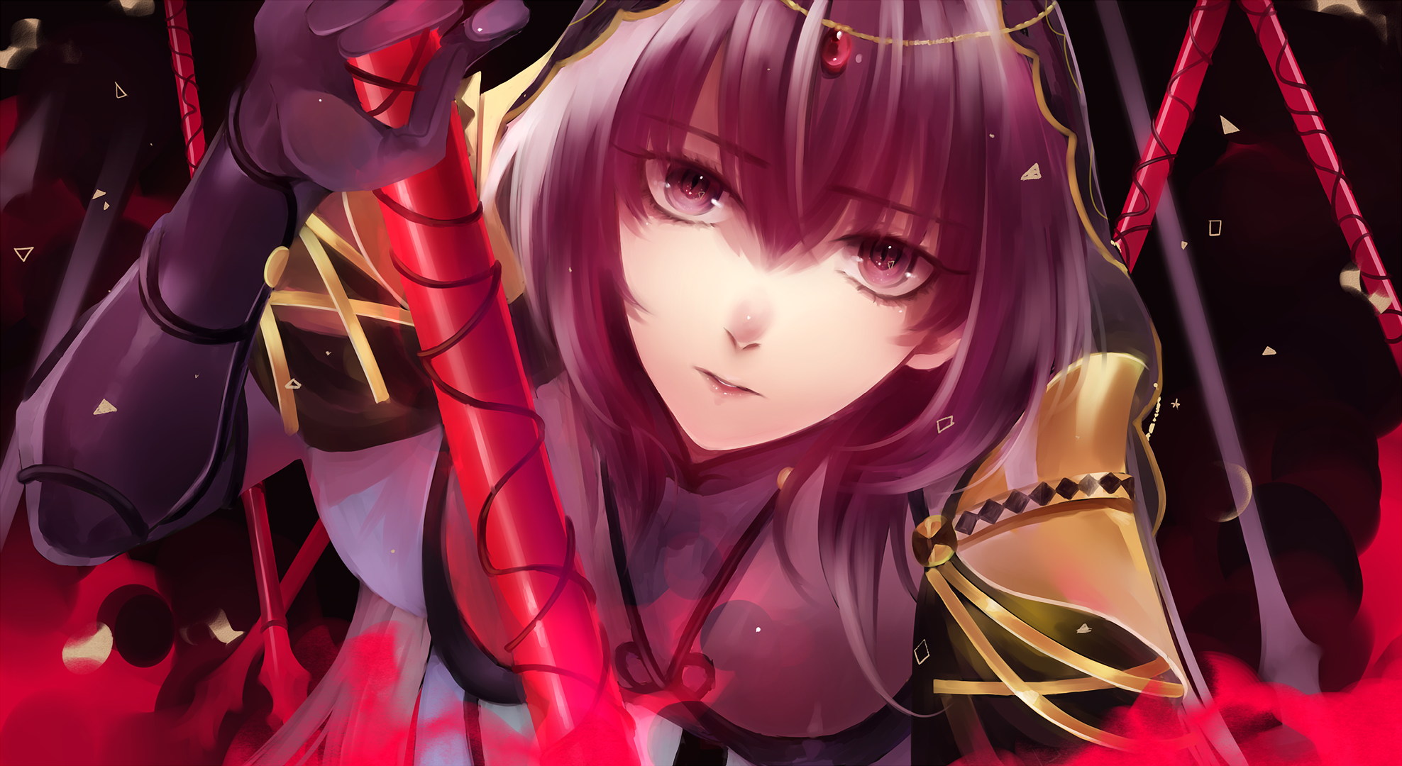 Scathach in Armor - Fate/Grand Order HD Wallpaper by 一ノ瀬 霊