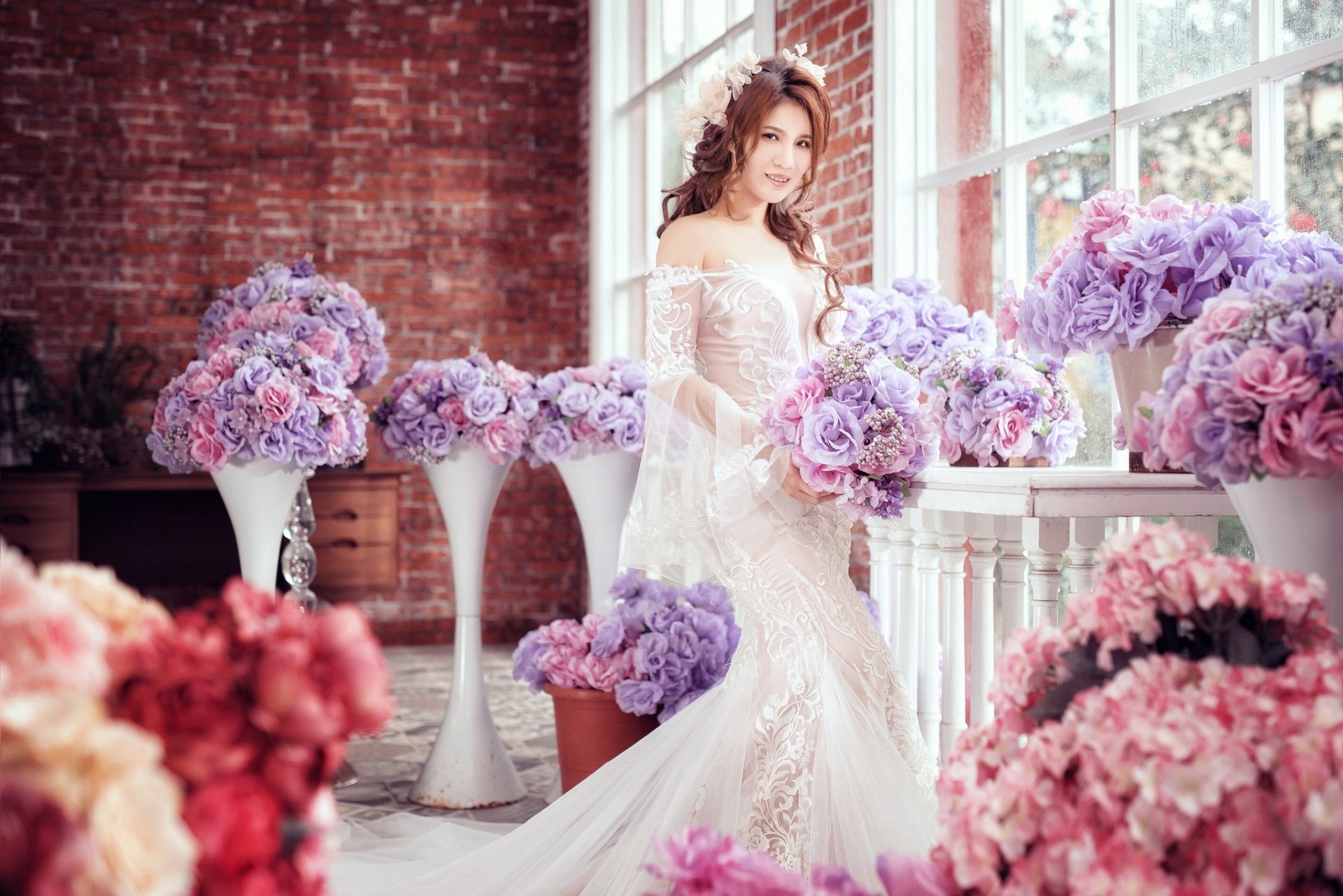 Wallpapers Wedding Flowers Dress
