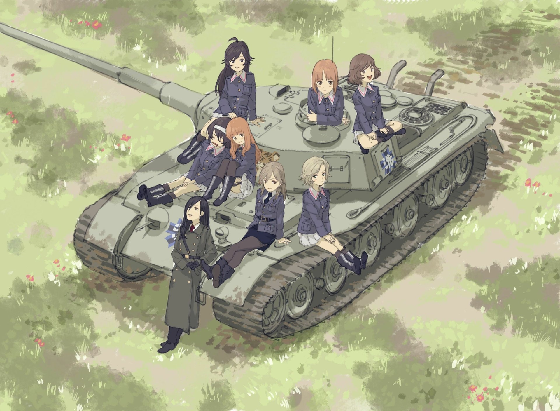 Maho Girls Und Panzer Wallpaper