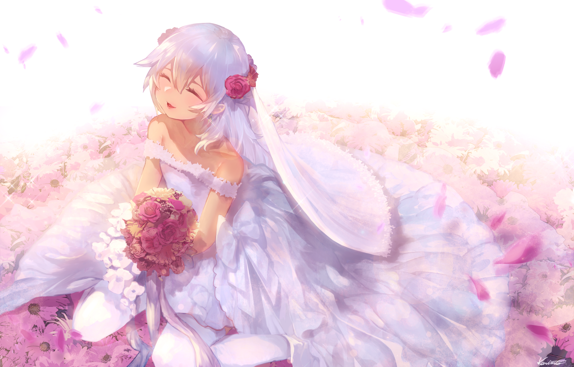 Laffey’s Dreamy Blossom – HD Azur Lane Anime Wallpaper by かりんと山田