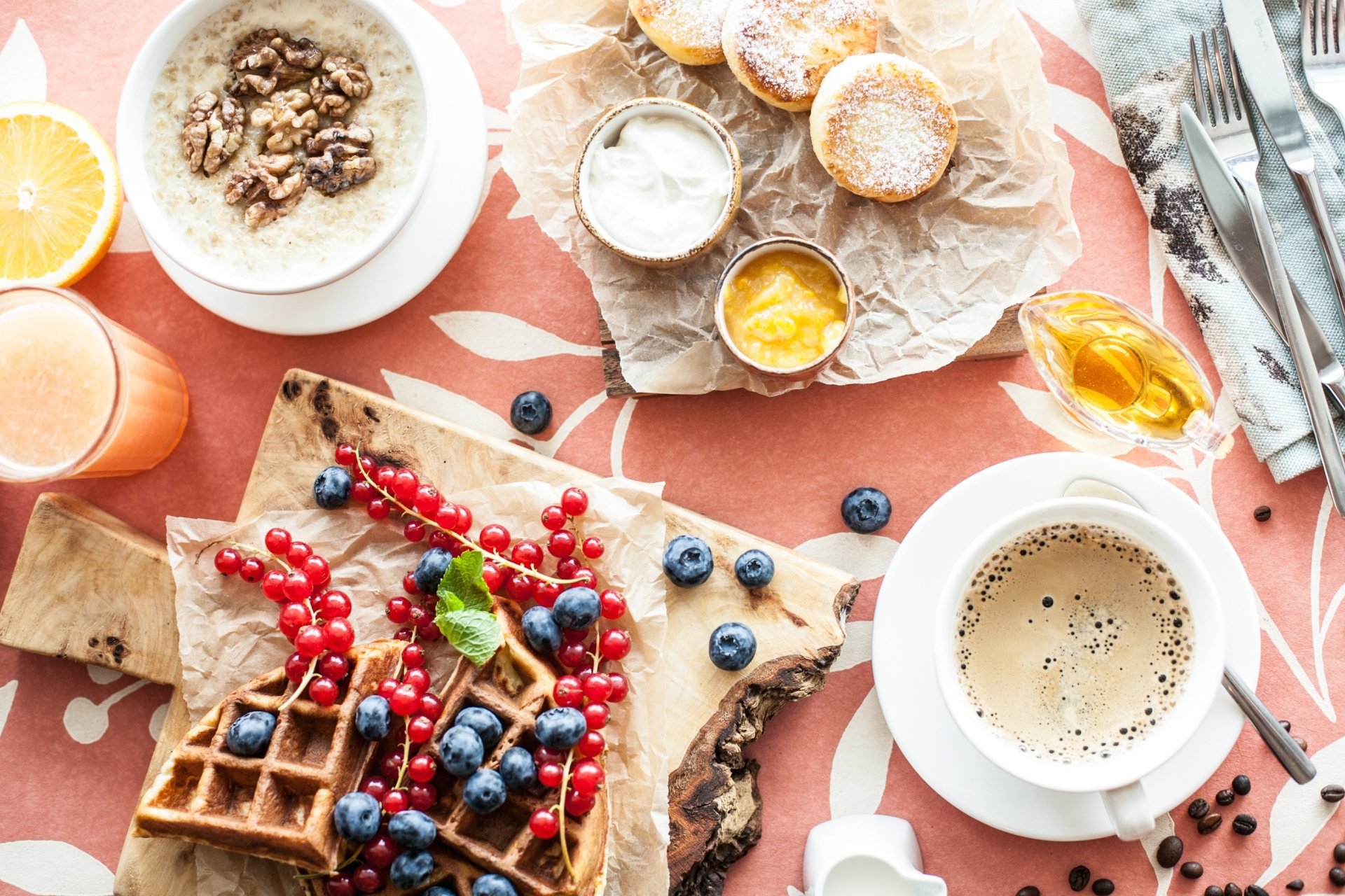 Breakfast Wallpaper 3d
