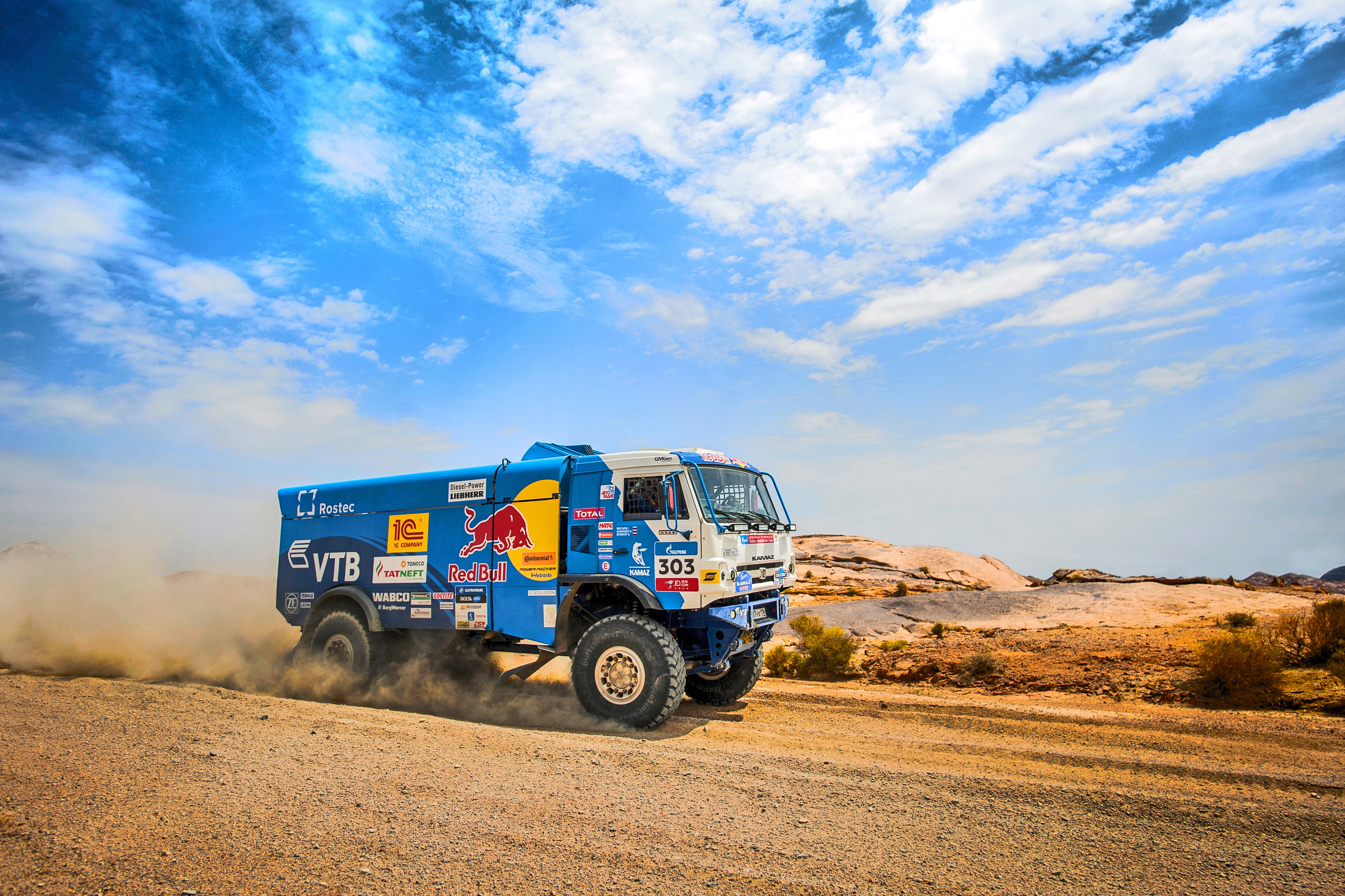 Download Desert Vehicle Rallying Sports HD Wallpaper