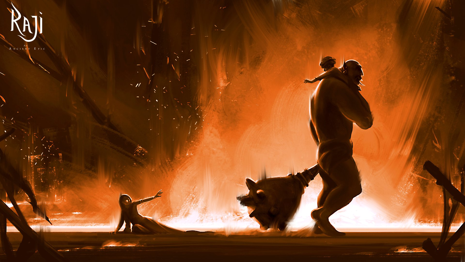 Raji: An Ancient Epic HD Wallpaper - Mythological Adventure Game Art