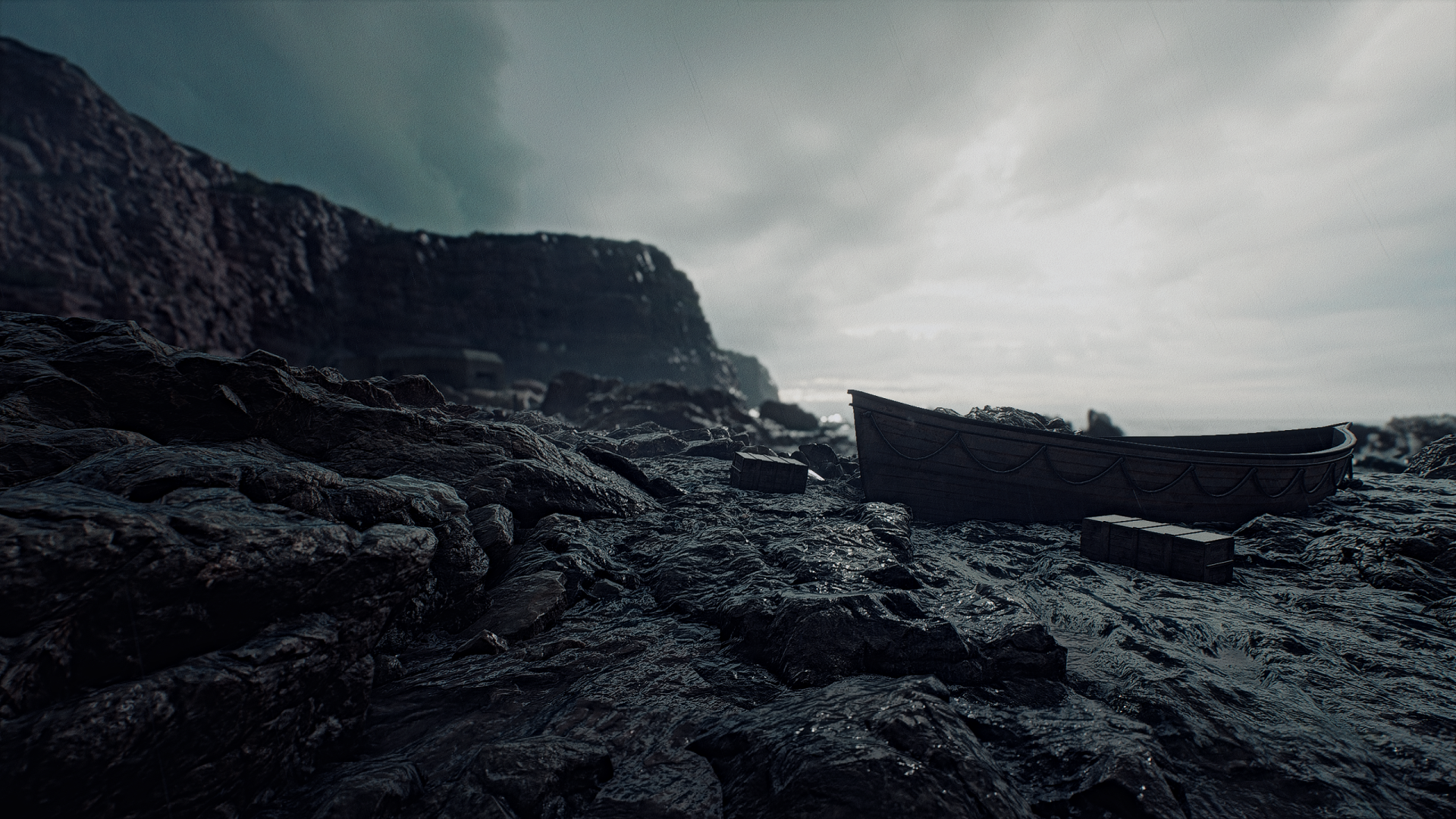 Battlefield 1,cliff,boat,Scenery,video game by FLX-II