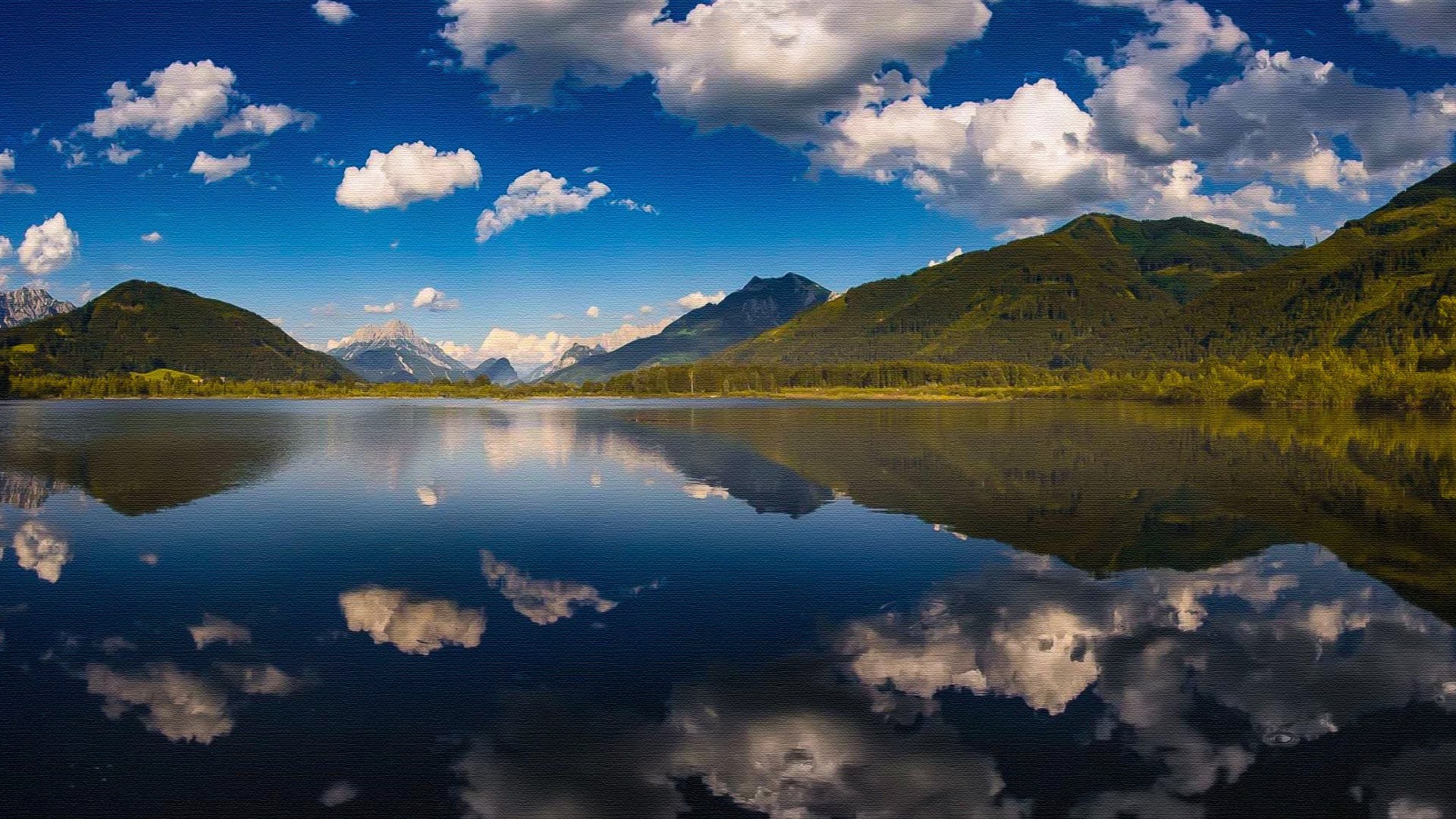 Reflection - Print on Canvas by Manufan63