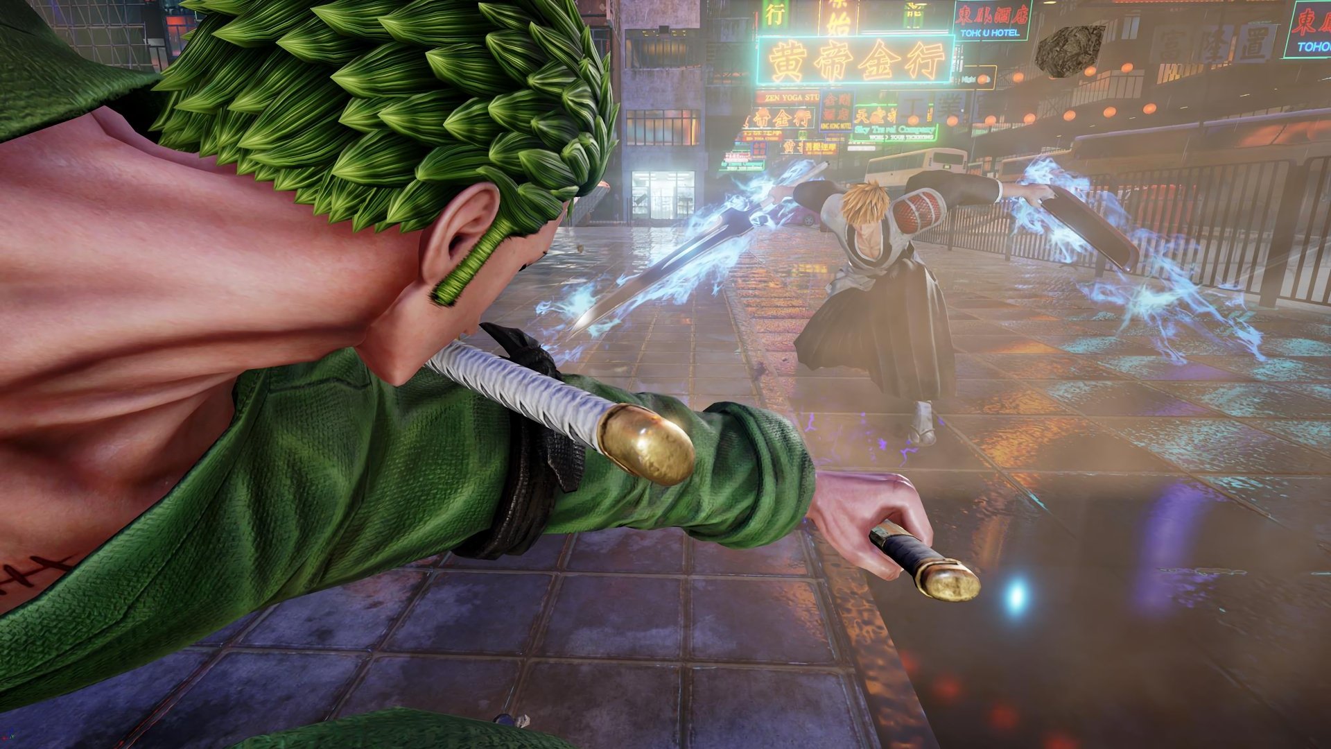 Download Ichigo Kurosaki Roronoa Zoro Video Game Jump Force 4k Ultra HD ...