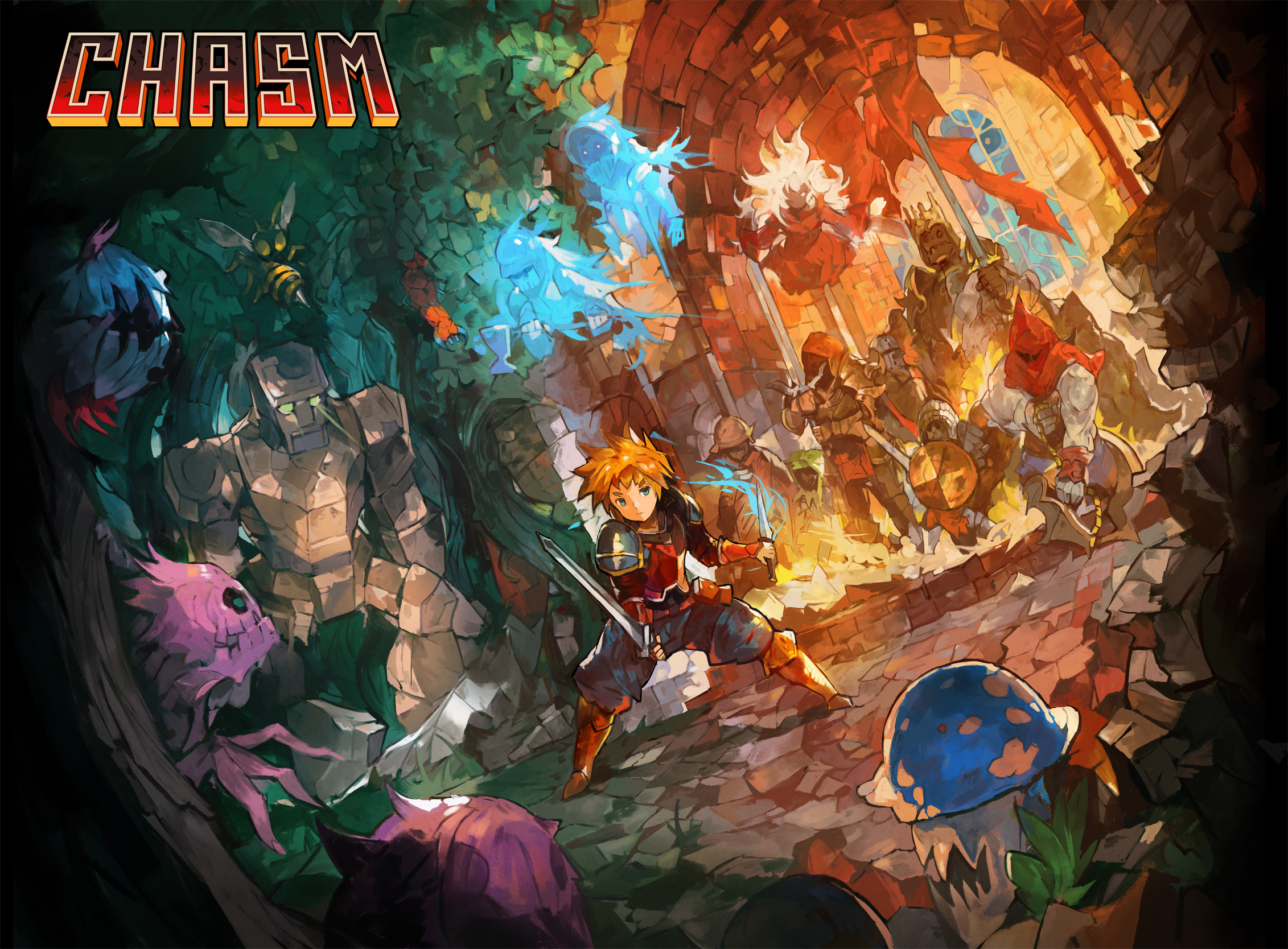 Chasm Adventure HD Wallpaper - Fantasy Game Art Background