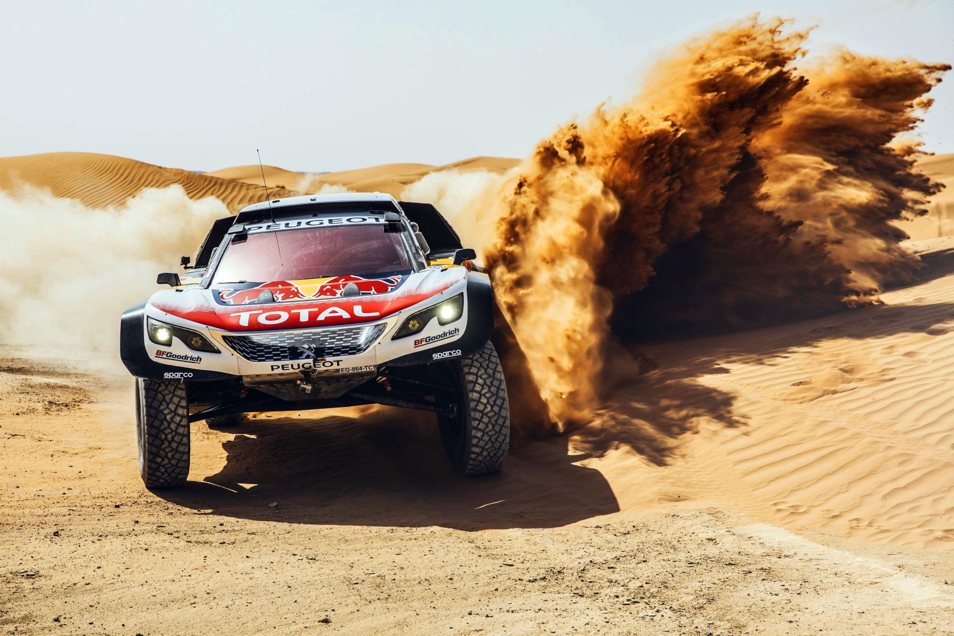 Download Peugeot Sand Desert Race Car Car Vehicle Rallying Sports HD ...