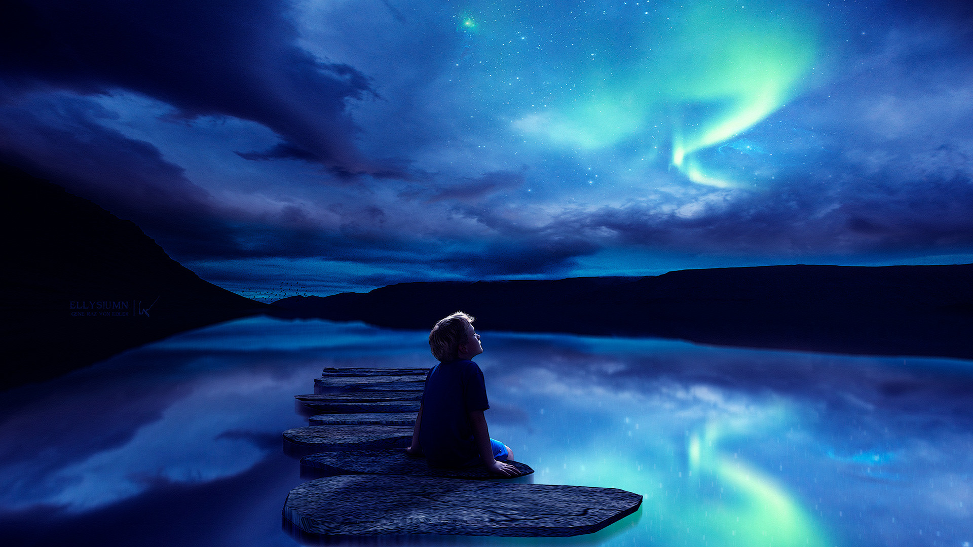 Download Fantasy Child HD Wallpaper by Gene Raz von Edler