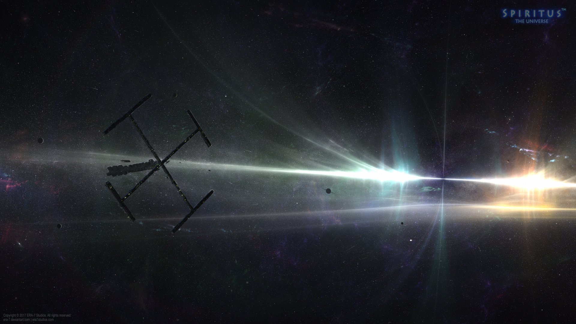 Galactic Sentinel: Sci-Fi Satellite Orbiting a Distant Planet - HD ...