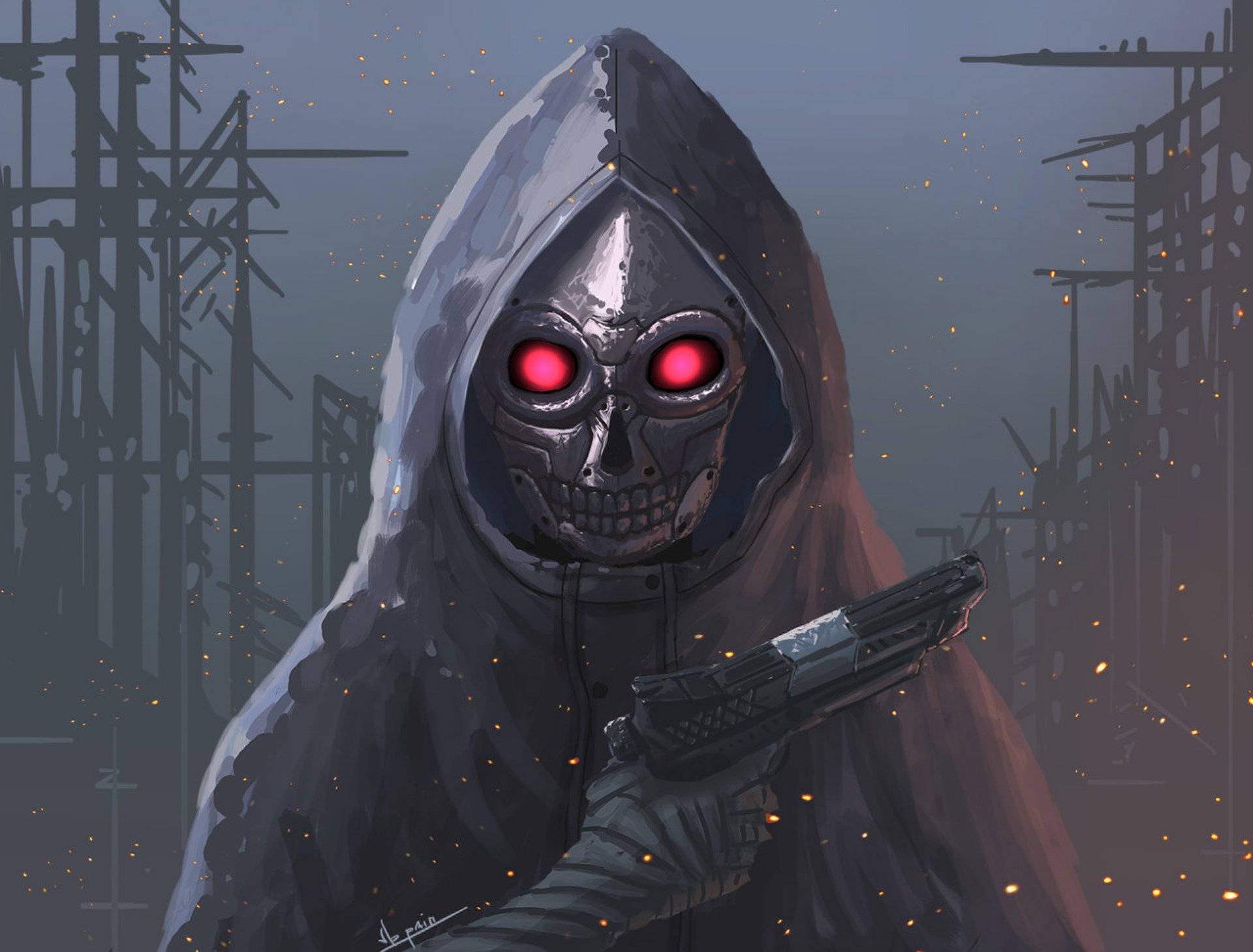 Dark Death Gun – Sword Art Online II Anime HD Wallpaper by jbpain24 ...
