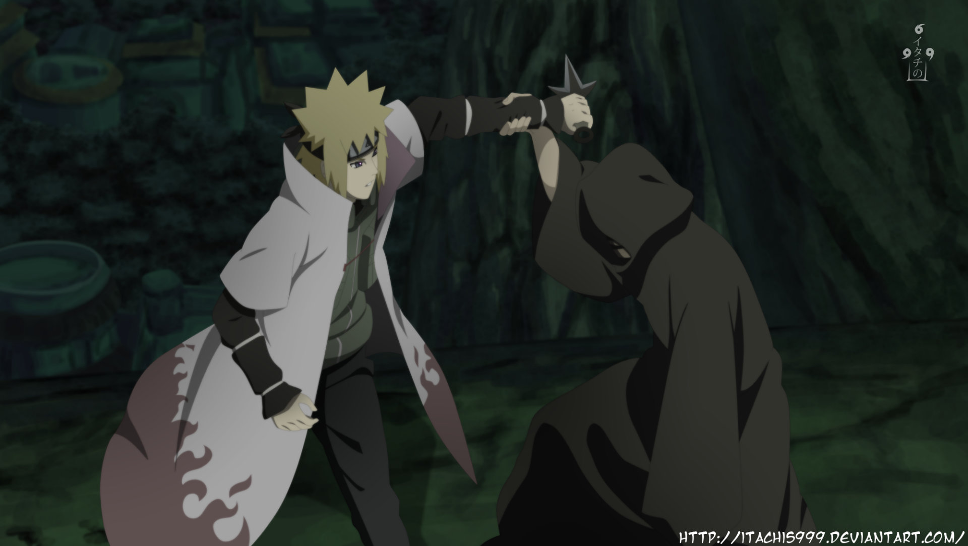 Download Obito Uchiha Minato Namikaze Anime Naruto HD Wallpaper by Aldo ...