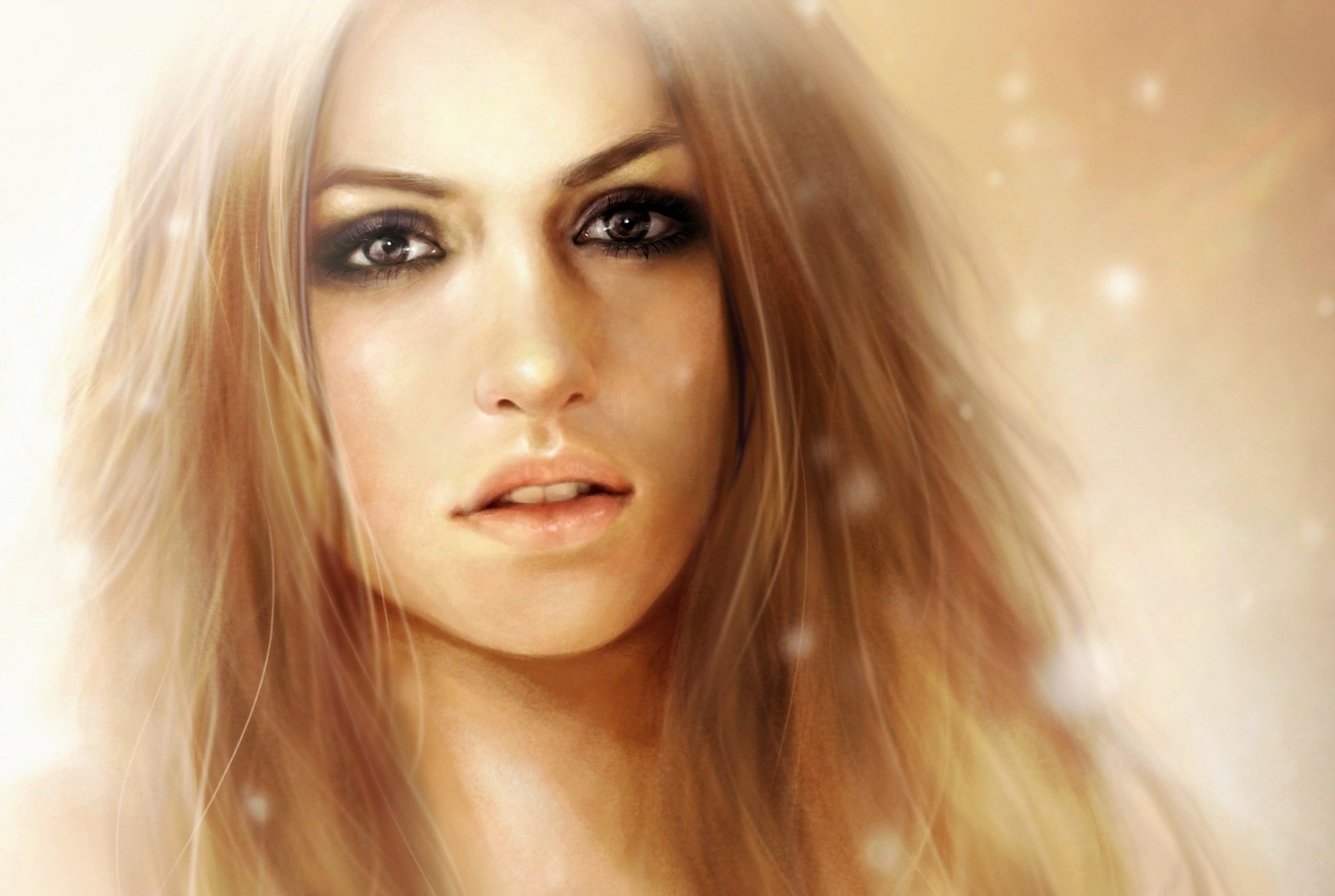 Download Face Portrait Artistic Drawing HD Wallpaper