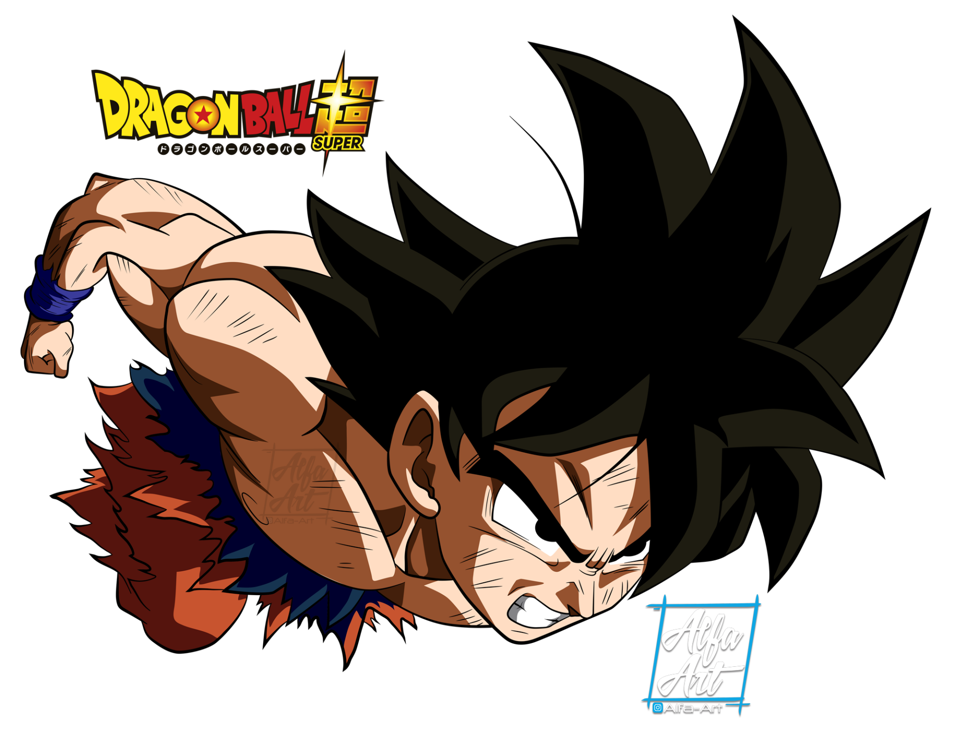 Goku Ultimate Power – HD Dragon Ball Z Anime Wallpaper by Alfa-Art