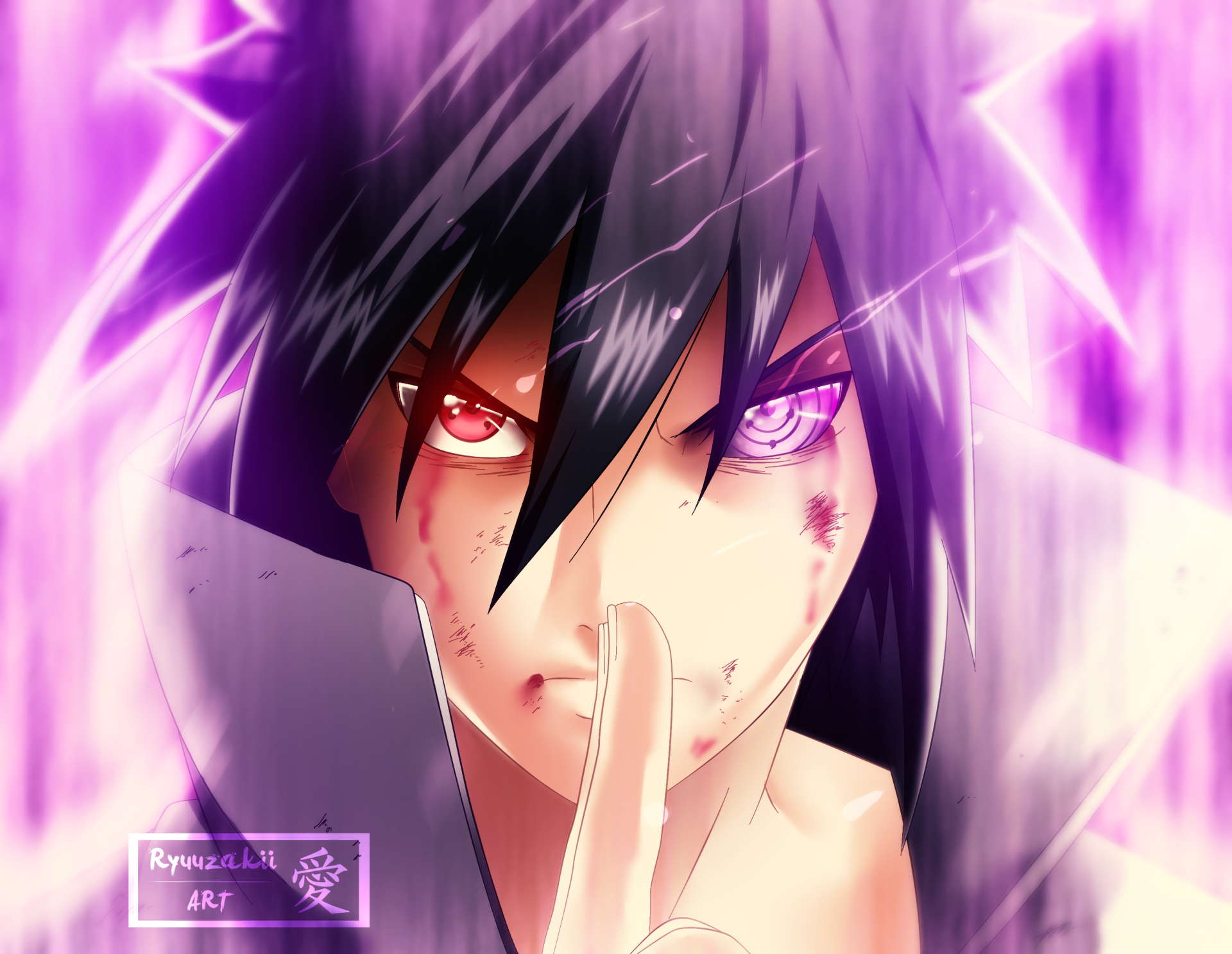 Sasuke Uchiha HD Wallpaper – Naruto’s Fierce Ninja Power Unleashed by ...