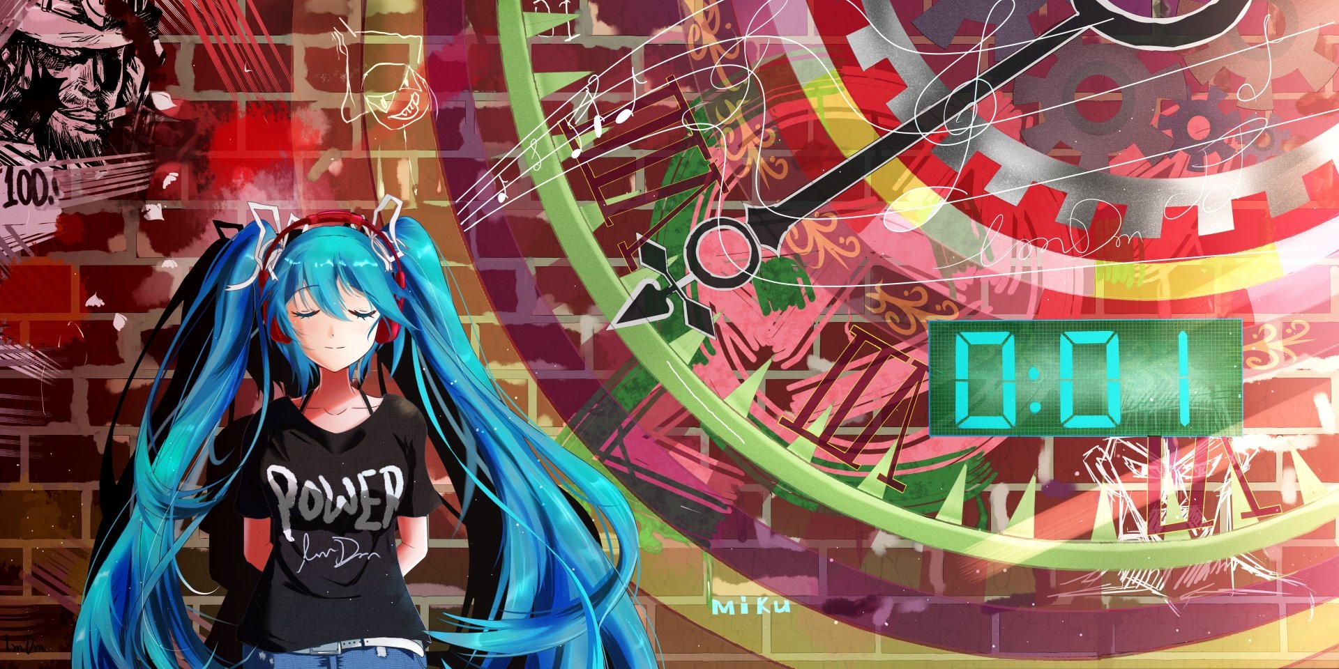 Miku in Time - 4K Ultra HD Wallpaper by 阿戈魔AGM