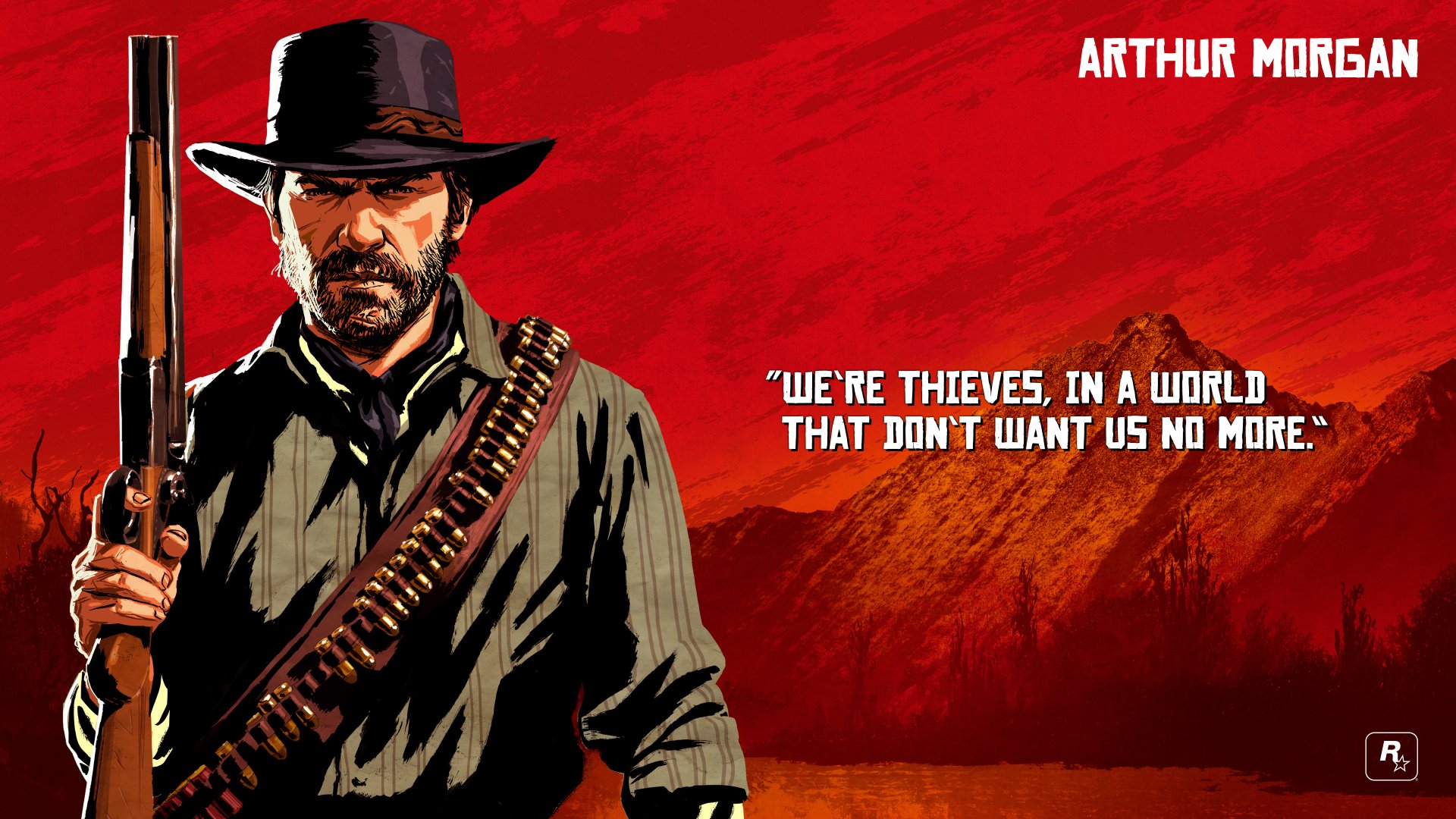 Arthur Morgan 4K Ultra HD - Red Dead Redemption 2 Epic Wallpaper
