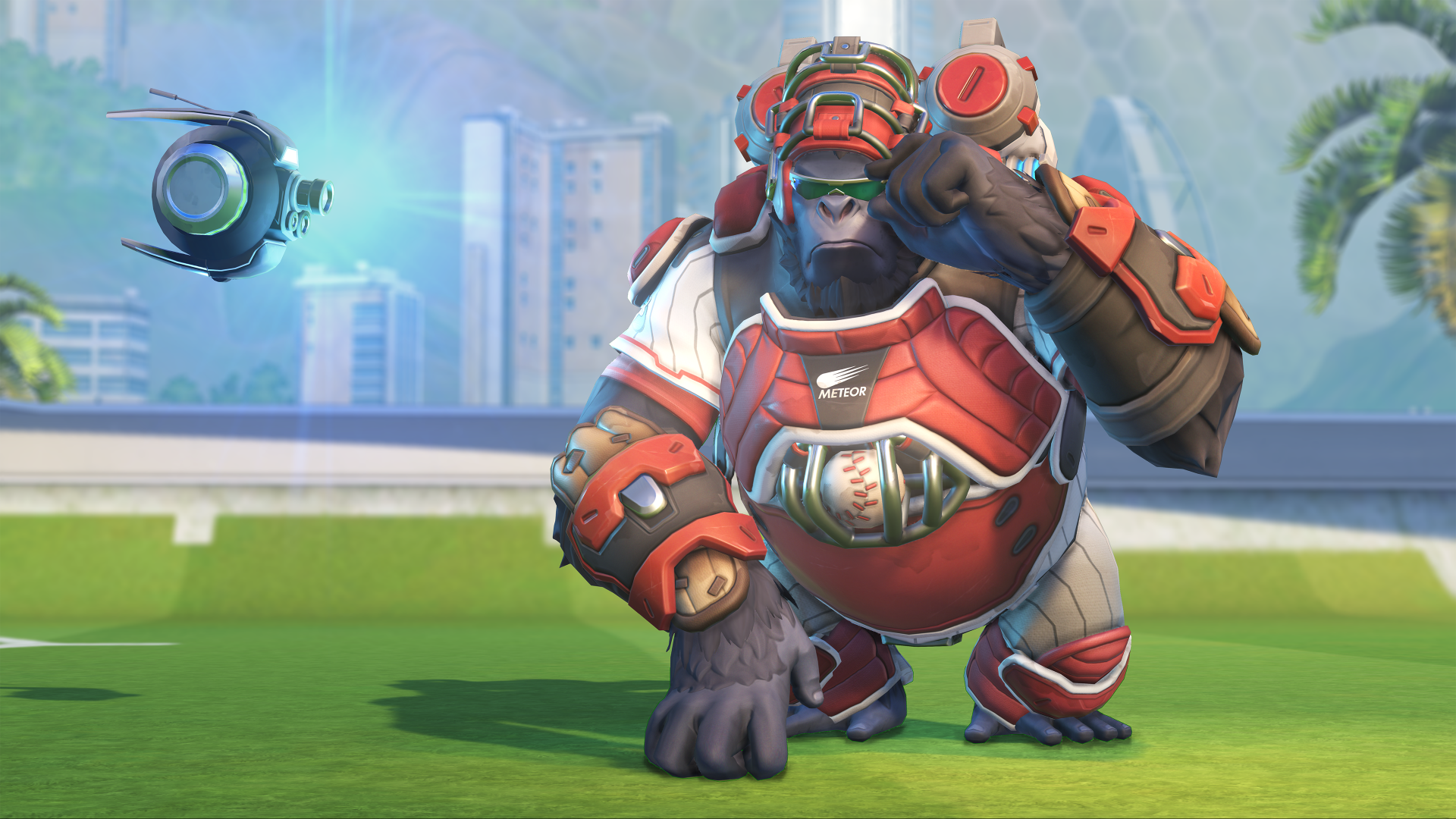 Download Winston (Overwatch) Video Game Overwatch 4k Ultra HD Wallpaper