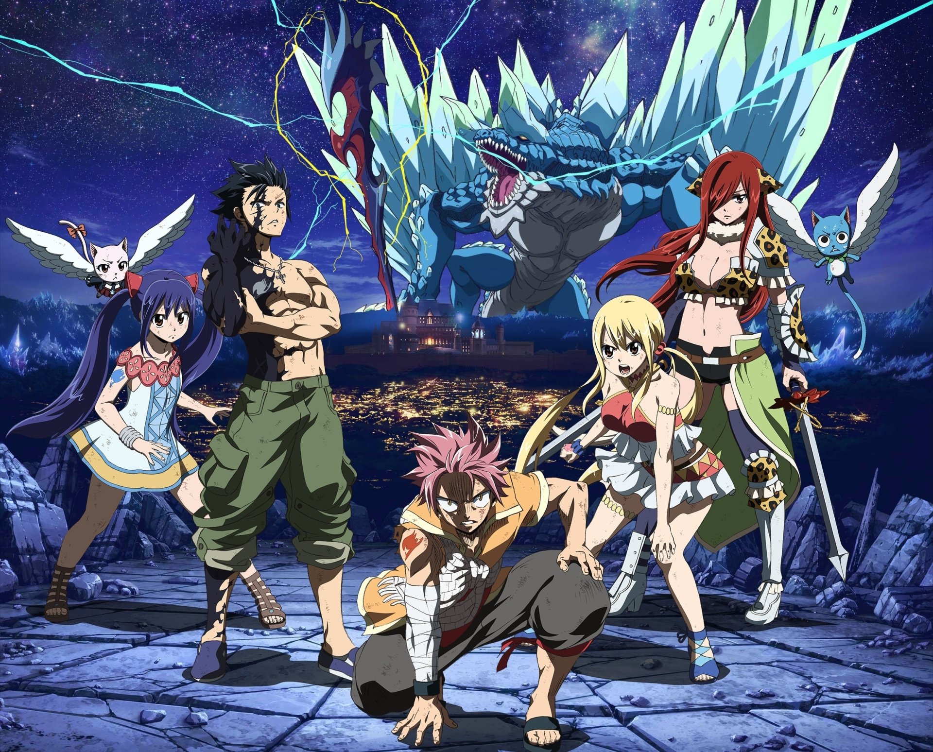 Fairy Tail Heroes United: Natsu, Erza, Lucy & Friends HD Wallpaper ...