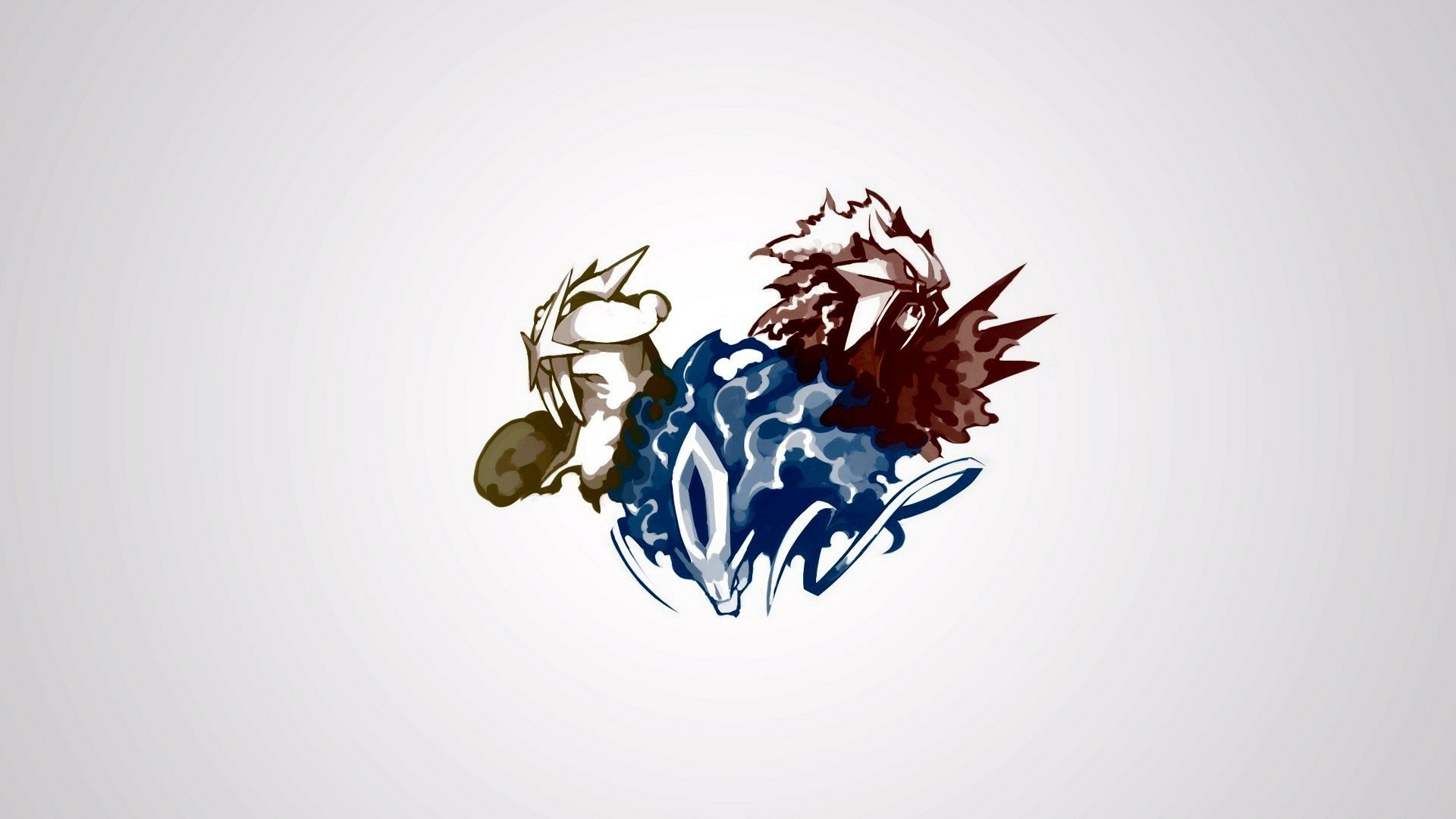 Epic Anime Pokémon HD Wallpaper: Legendary Duo in Motion | 1920x1080 ...