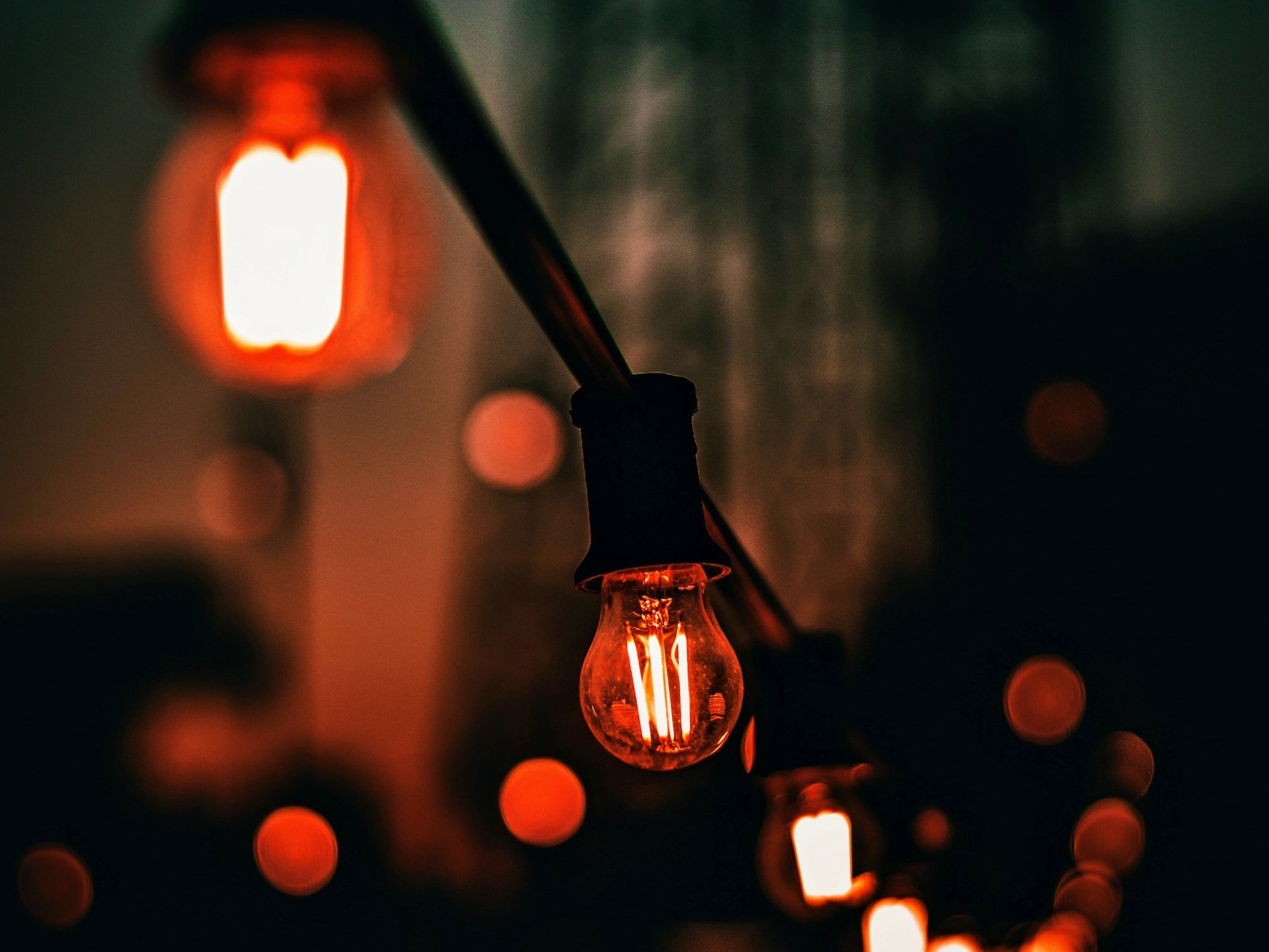 Download Man Made Light Bulb HD Wallpaper