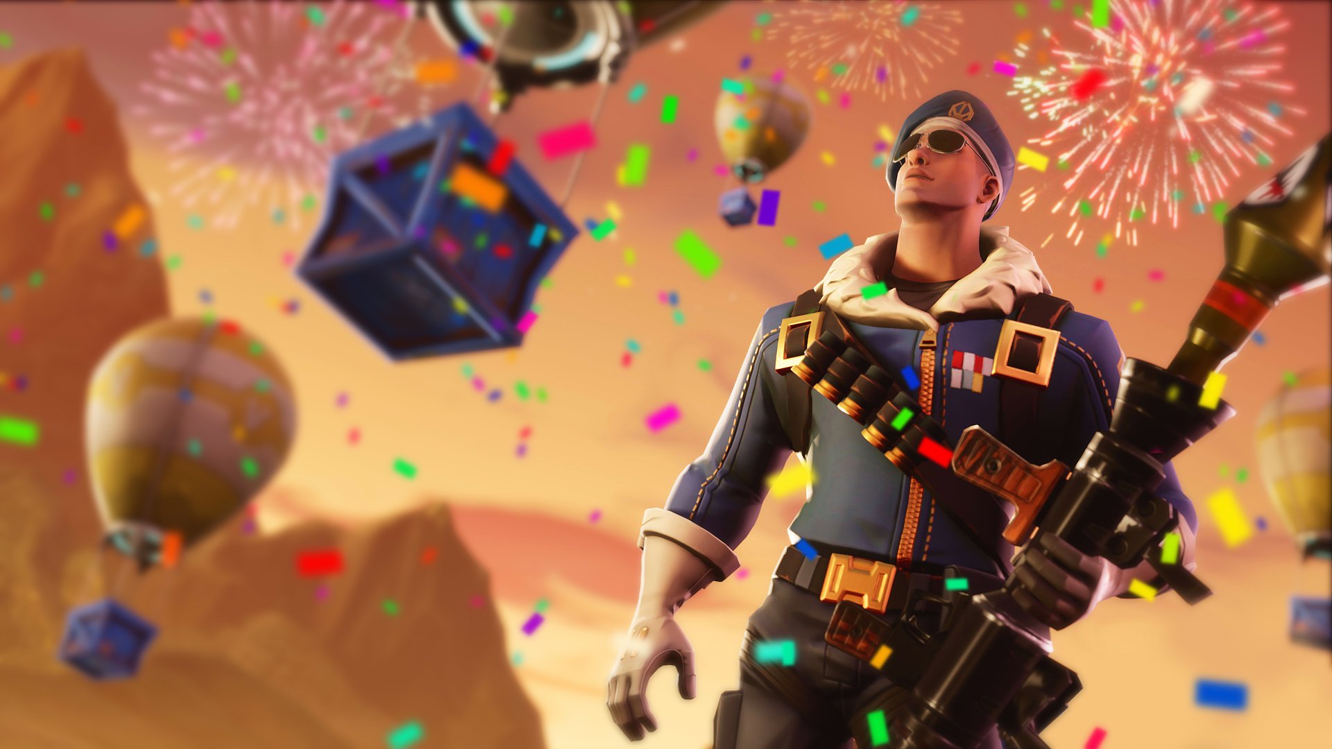 Fortnite 4K Ultra HD Wallpaper – Epic Battle Celebration Scene