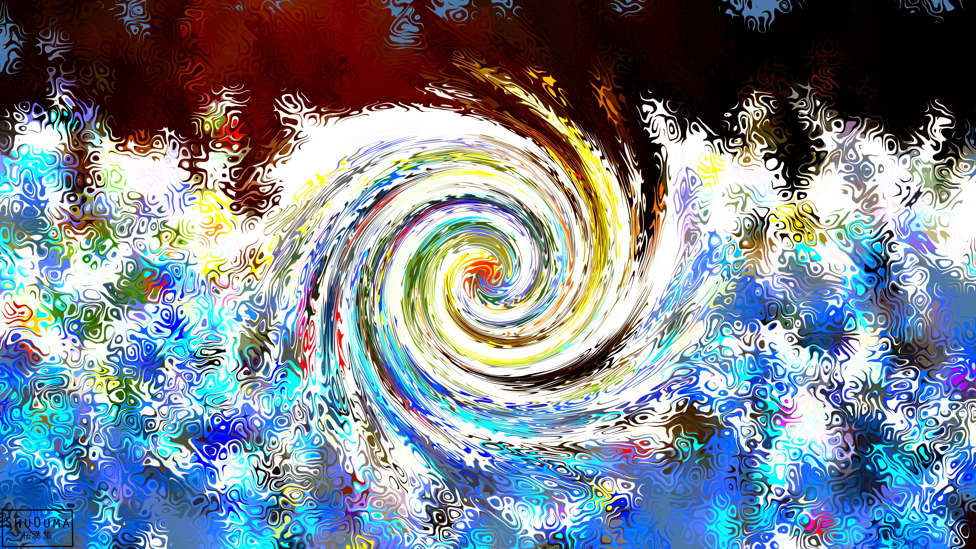 Download Abstract Swirl 4k Ultra HD Wallpaper by ShuOuma