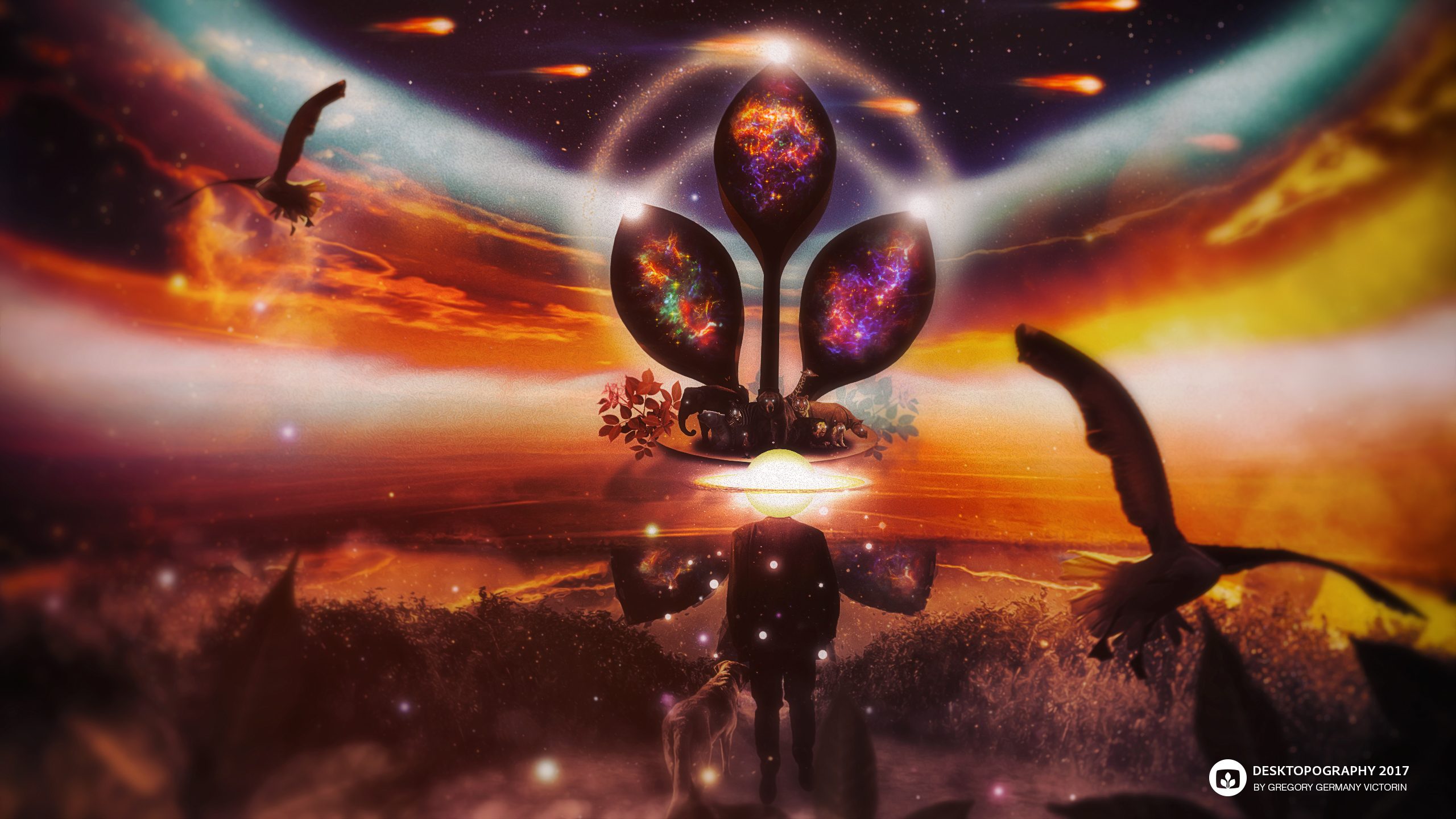 Celestial protectors by Gregory Germany Victorin