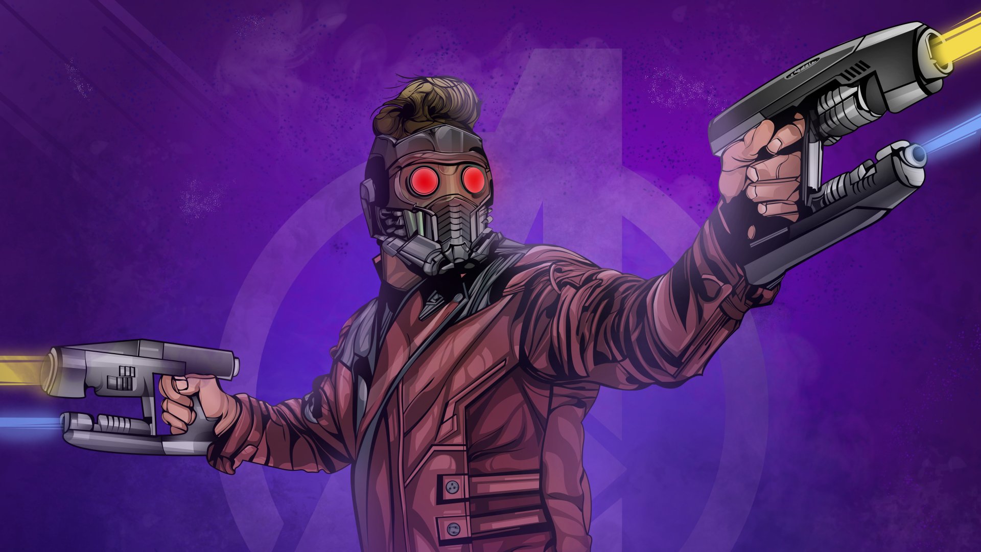 Download Comic Star Lord 4k Ultra HD Wallpaper
