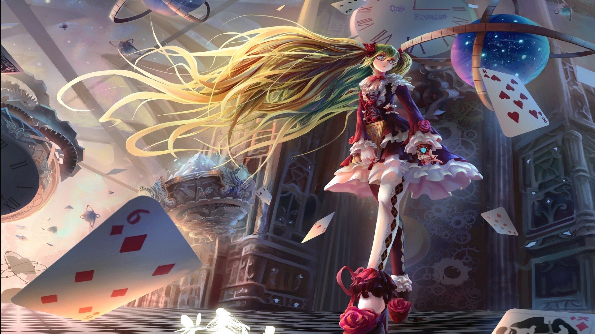 Download Hatsune Miku Anime Vocaloid HD Wallpaper