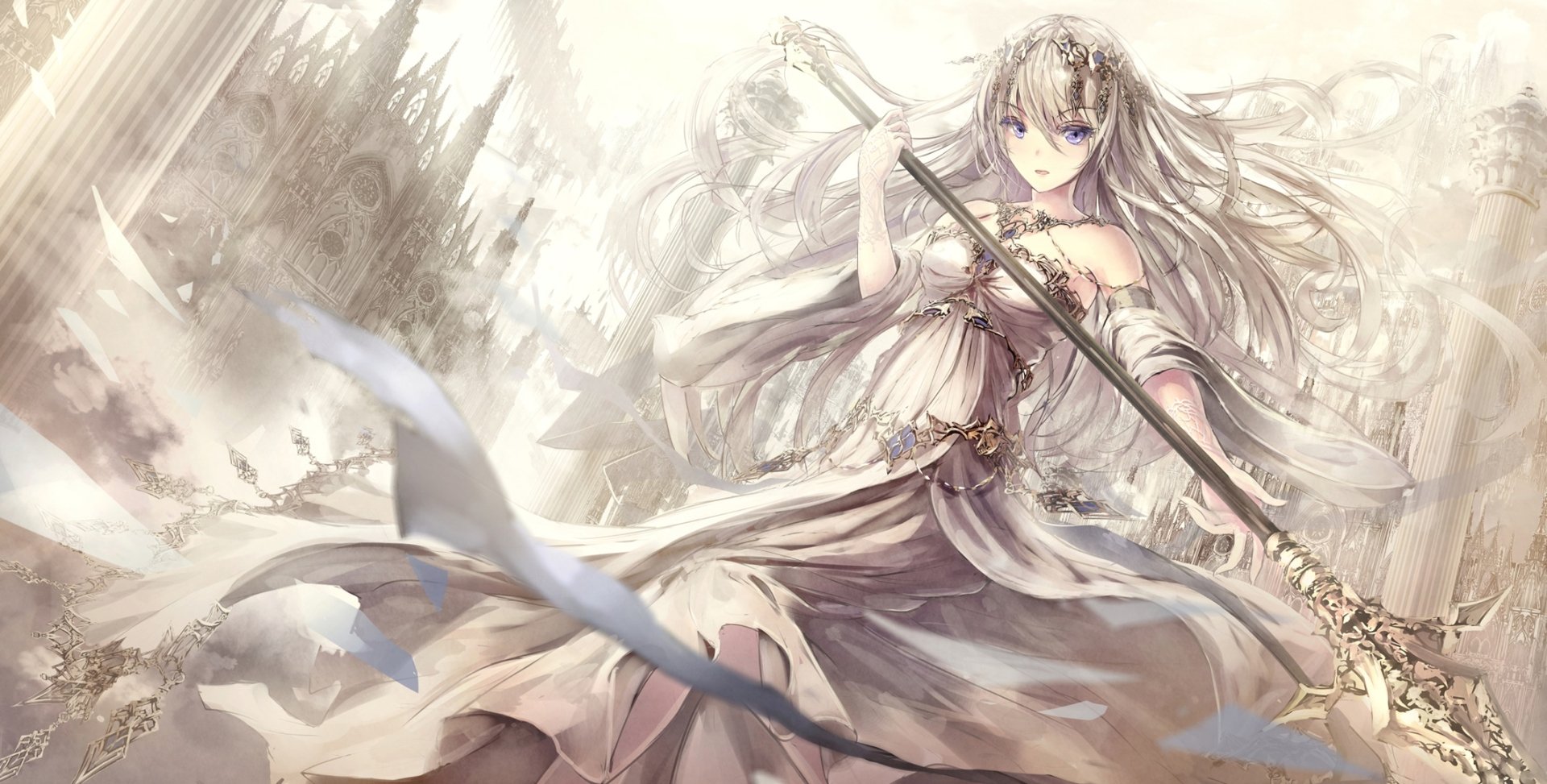 Anime Spear Warrior Princess - HD Wallpaper by MISSILE228