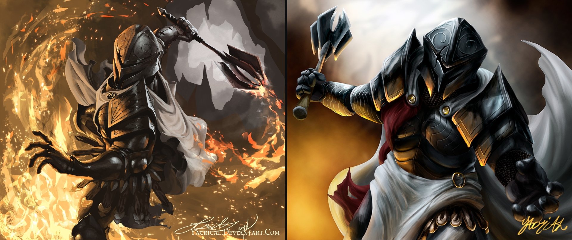 Download Fantasy Knight HD Wallpaper by Yacrical