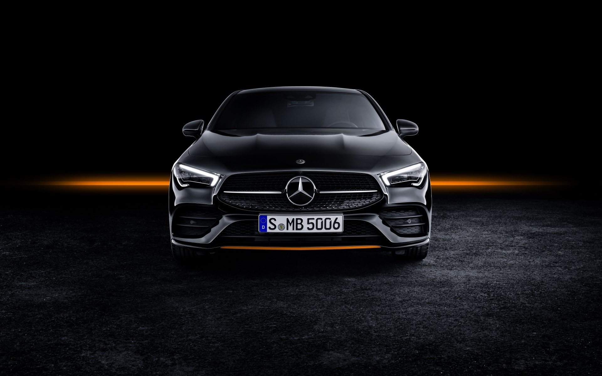 8K Ultra HD Mercedes-Benz CLA-Class Silver Car Wallpaper