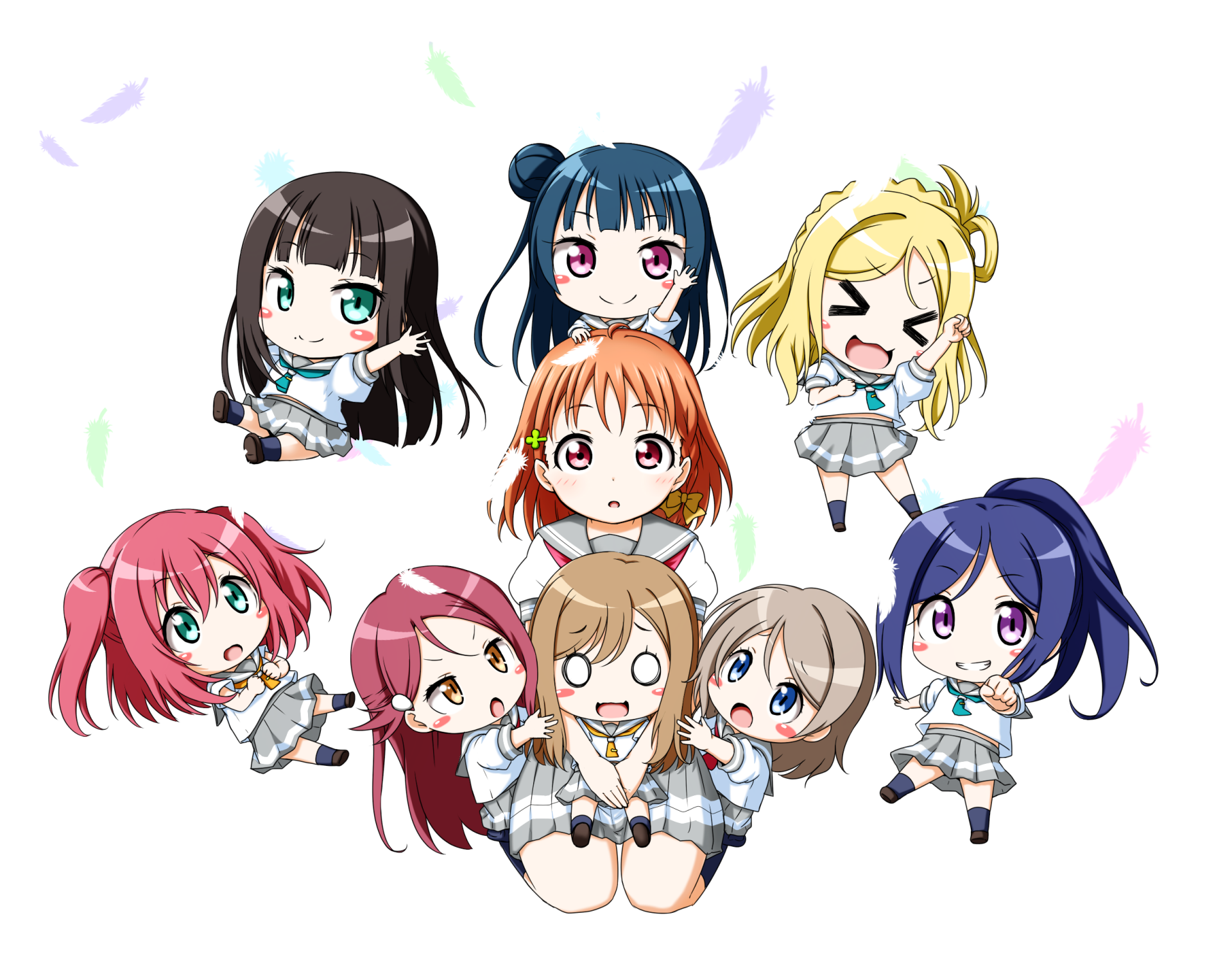 Download Chibi Mari Ohara Kanan Matsuura Dia Kurosawa Ruby Kurosawa ...