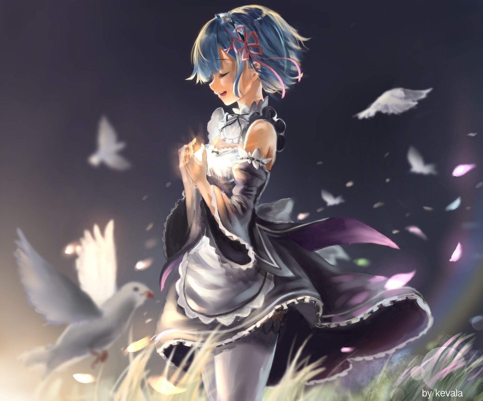 Rem Serenity HD Wallpaper - Re:Zero: Starting Life in Another World by ...