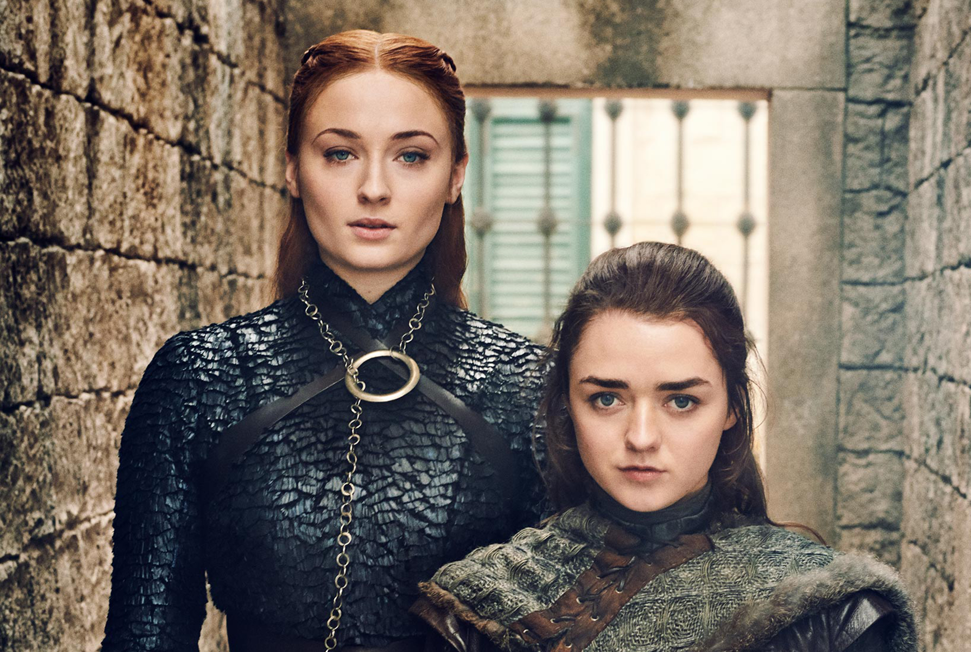 Game of Thrones Queens: Arya & Sansa Stark HD Wallpaper