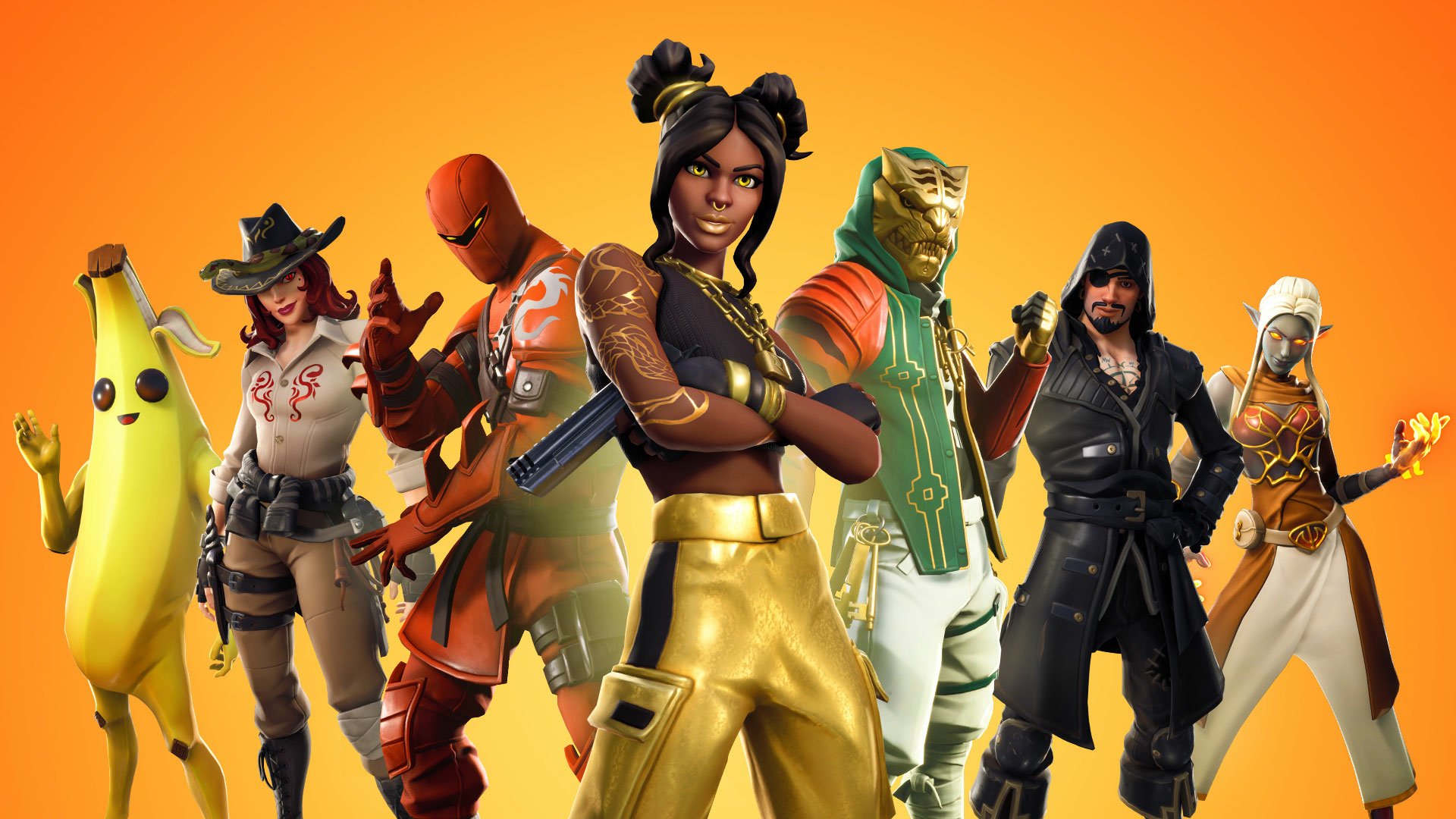 Fortnite Heroes Unite: Stunning HD Video Game Wallpaper